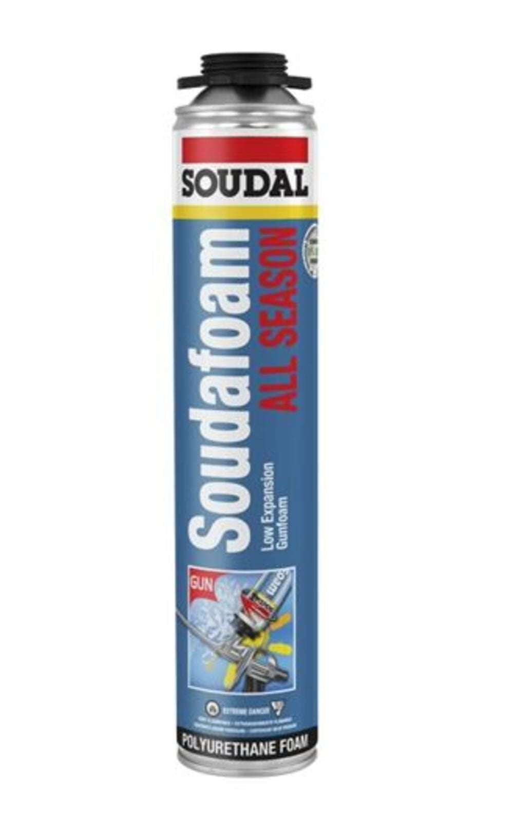 Soudal 24 Oz Aerosol Can Gun Soudafoam All Season Pu Foam - Walmart.com
