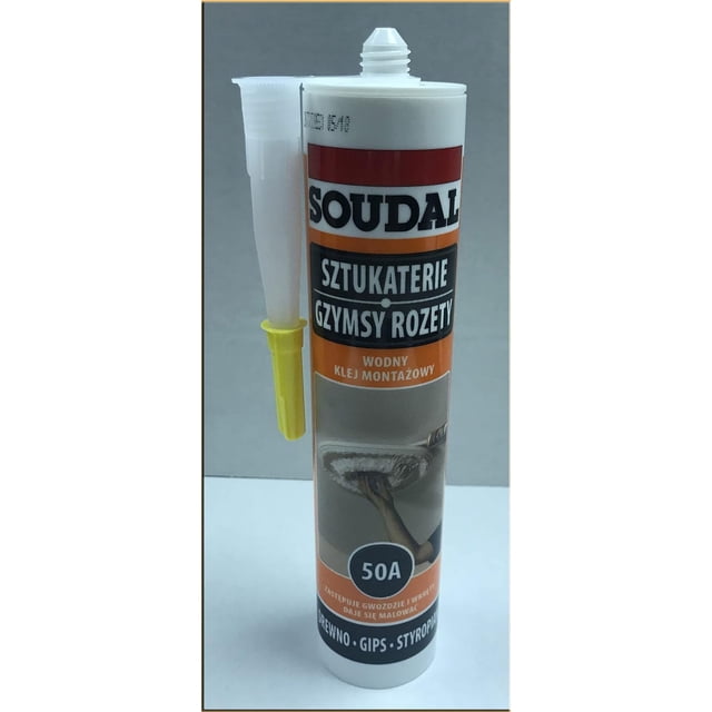 Soudal 50A - Single Tube - Universal Adhesive for Styrofoam Ceiling ...