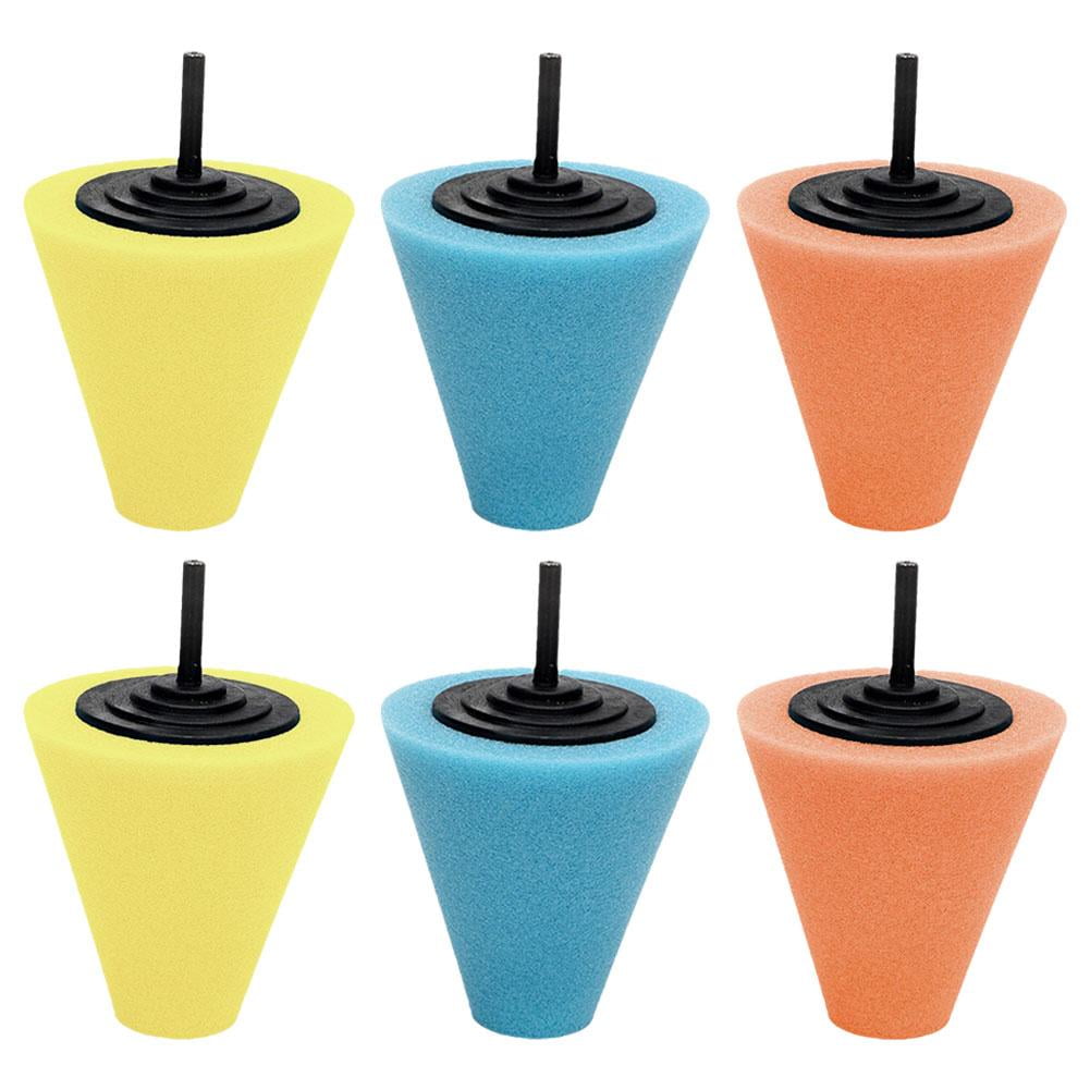 Soug Burnishing Sponge Polishing Foam Cone Buffing Pad For Car Hub ...