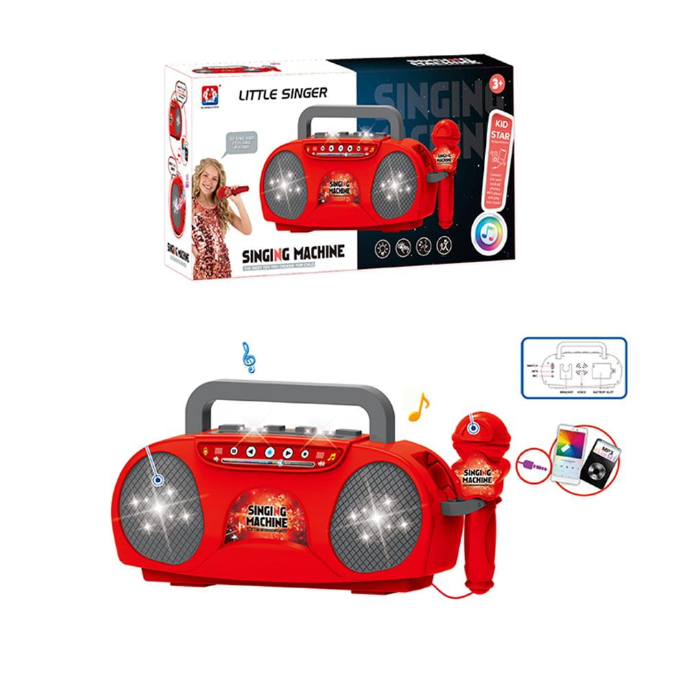 Soug Kids Microphone and Childrens Karaoke Machine with Lights for ...