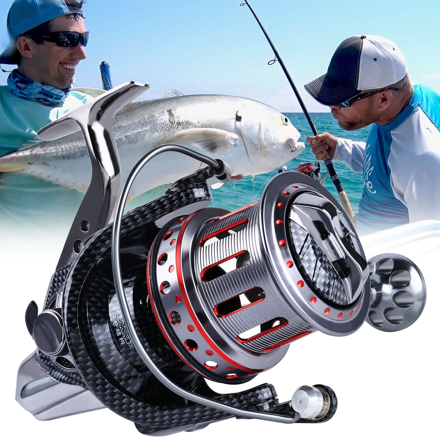 Sougayilang 10000 Series Surf Spinning Reels 10+1 BB Ultra Smooth CNC ...