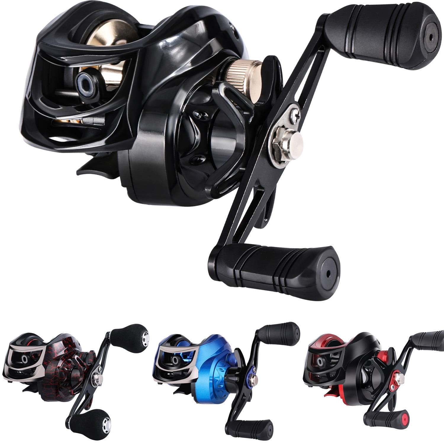 Sougayilang Baitcaster Reel, 18+1 Shielded Ball Bearings, Heavy Line ...