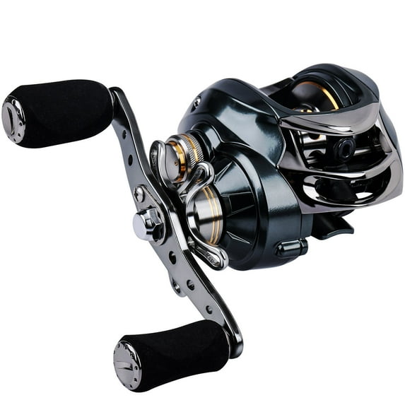Sougayilang Low Profile Baitcasting Reel Ambidextrous Baitcaster ...