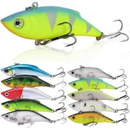 LotFancy Fishing Lures Kit, 30 Hard Metal Lure Baits Spinner Baits Set ...