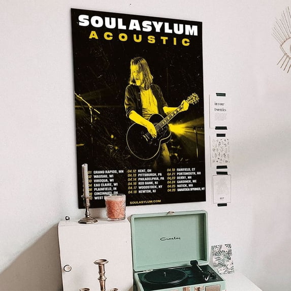 Soul Asylum Acoustic Tour April 2026 Concert Poster Size 24''x36''-The ...