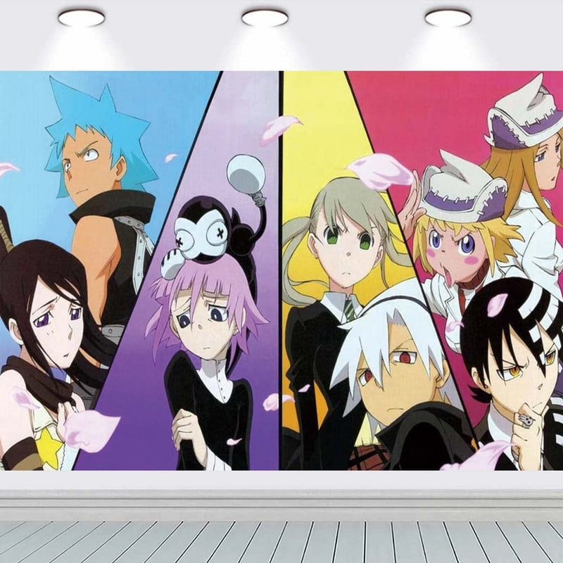 Soul Eater Birthday Party Supplies Banner Backdrop Background Taspestry ...