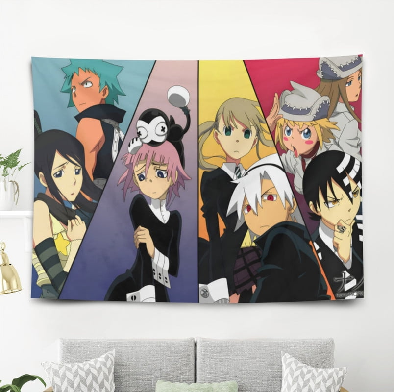 Soul Eater Tapestry Gift Wall Hanging Backdrop for Room Bedroom Girls ...