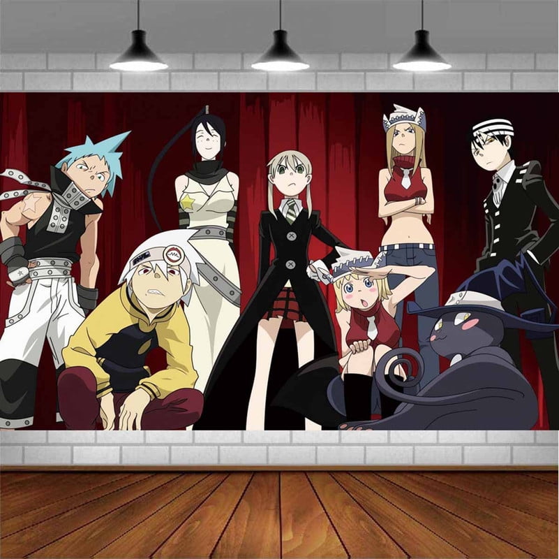 Soul Eater Taspestry Wall Decor Birthday Banner Backdrop Background ...