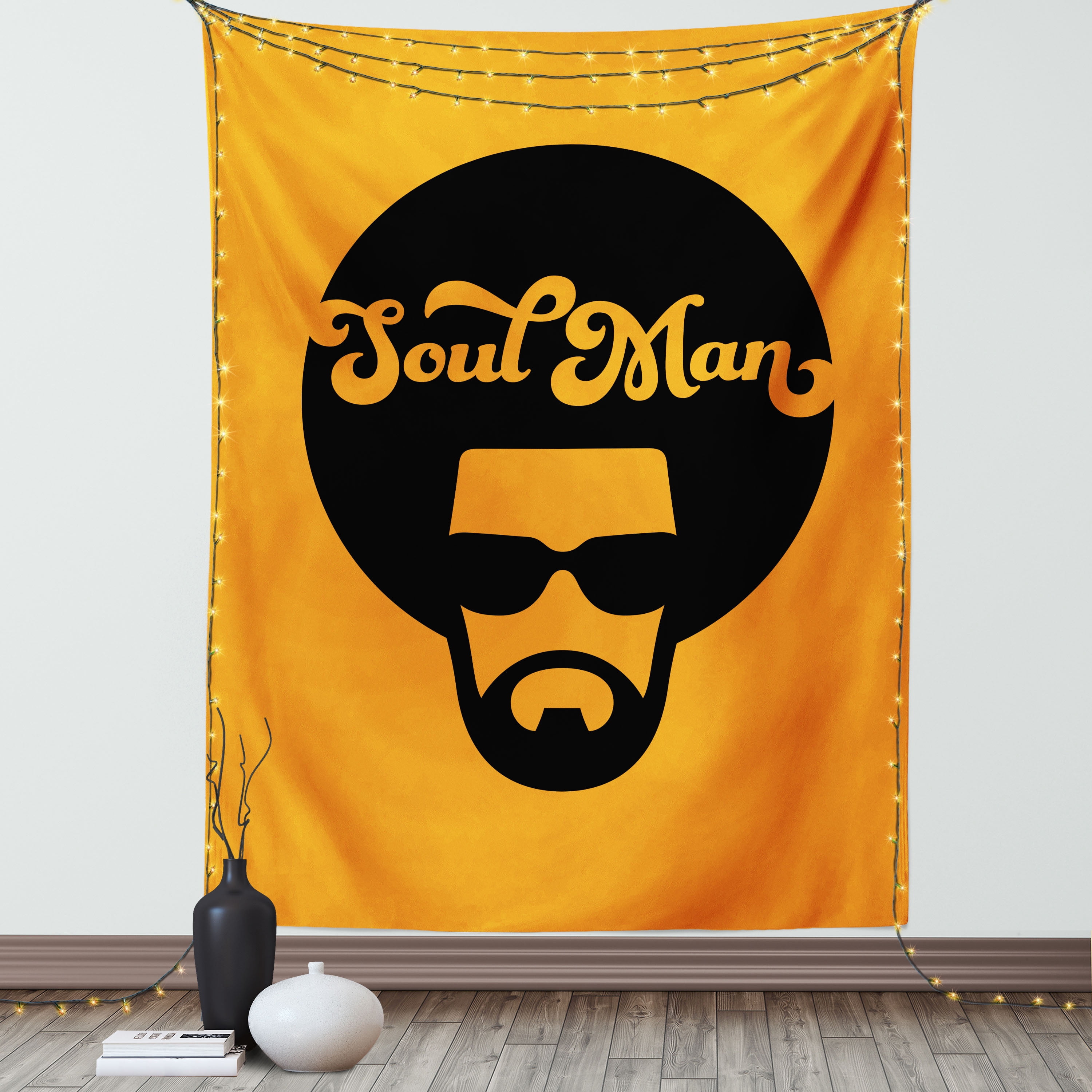 Soul Man Tapestry, Retro Jazz Inspired Retro Design of a Cool Male ...
