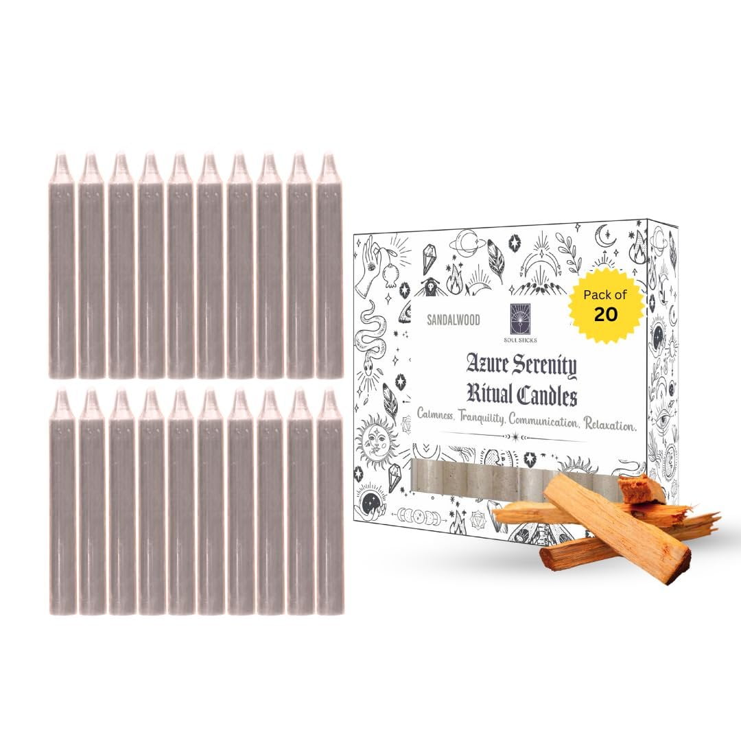 SOUL STICKS 4" Scented Ritual Candles Chime Taper Premium Candles 20 ...