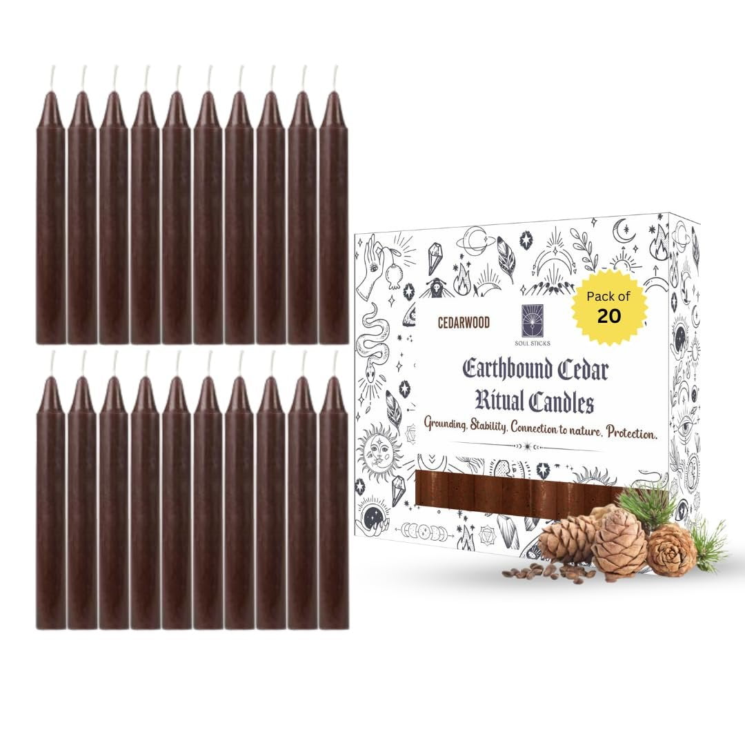 SOUL STICKS 4" Scented Ritual Candles Chime Taper Premium Candles 20 ...
