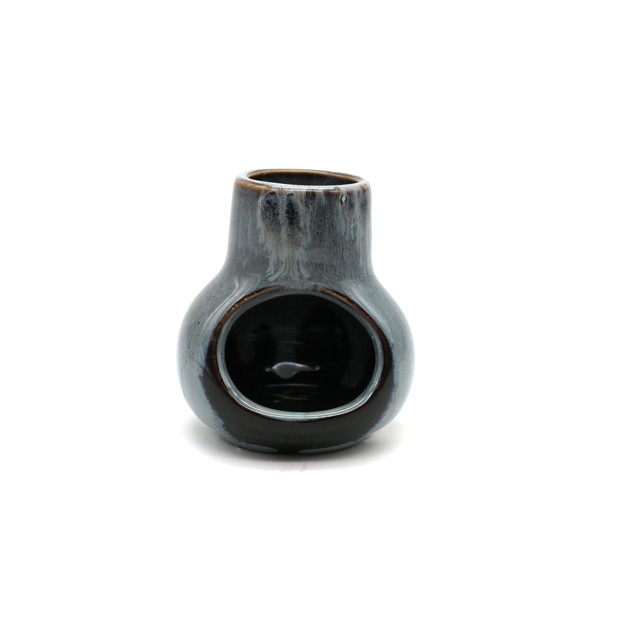 Soul Sticks Black Mini Ceramic Palo Santo Chimney Candle Stick Holder ...