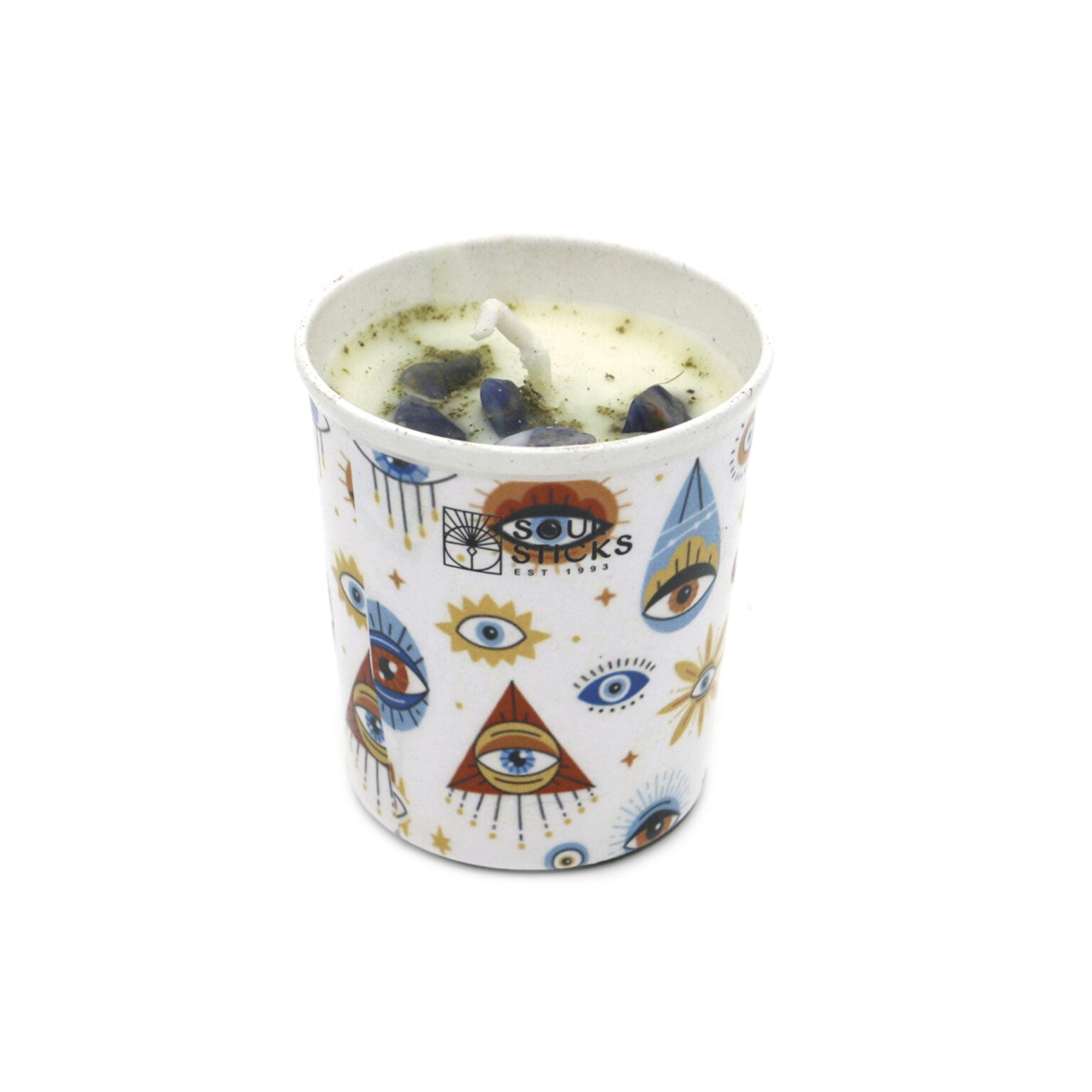 Soul Sticks Bohemian Evil Eye Highly Scented Votive Candle 2.3oz with ...