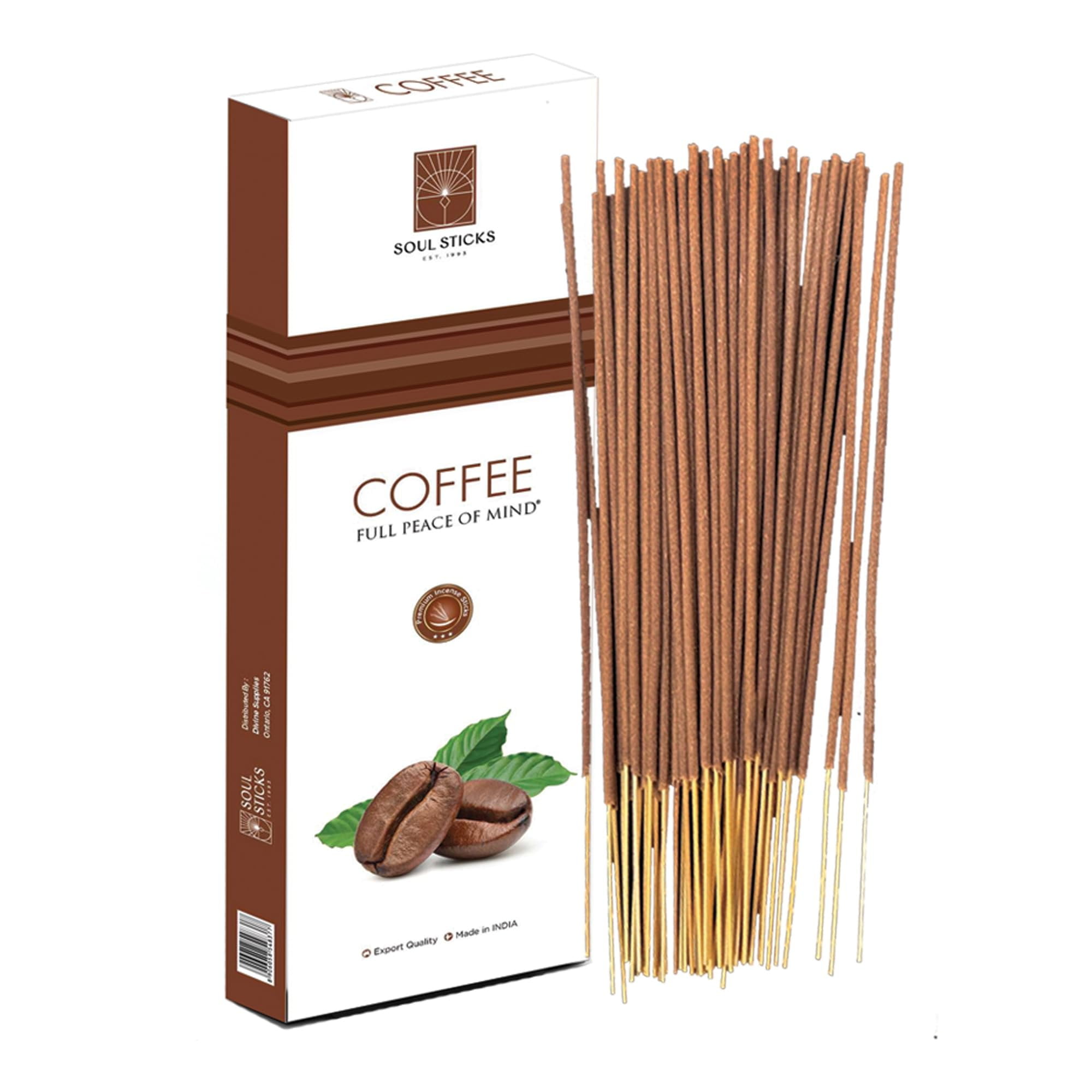 SOUL STICKS Premium Incense Sticks, 90g Packs Coffee - Walmart.com