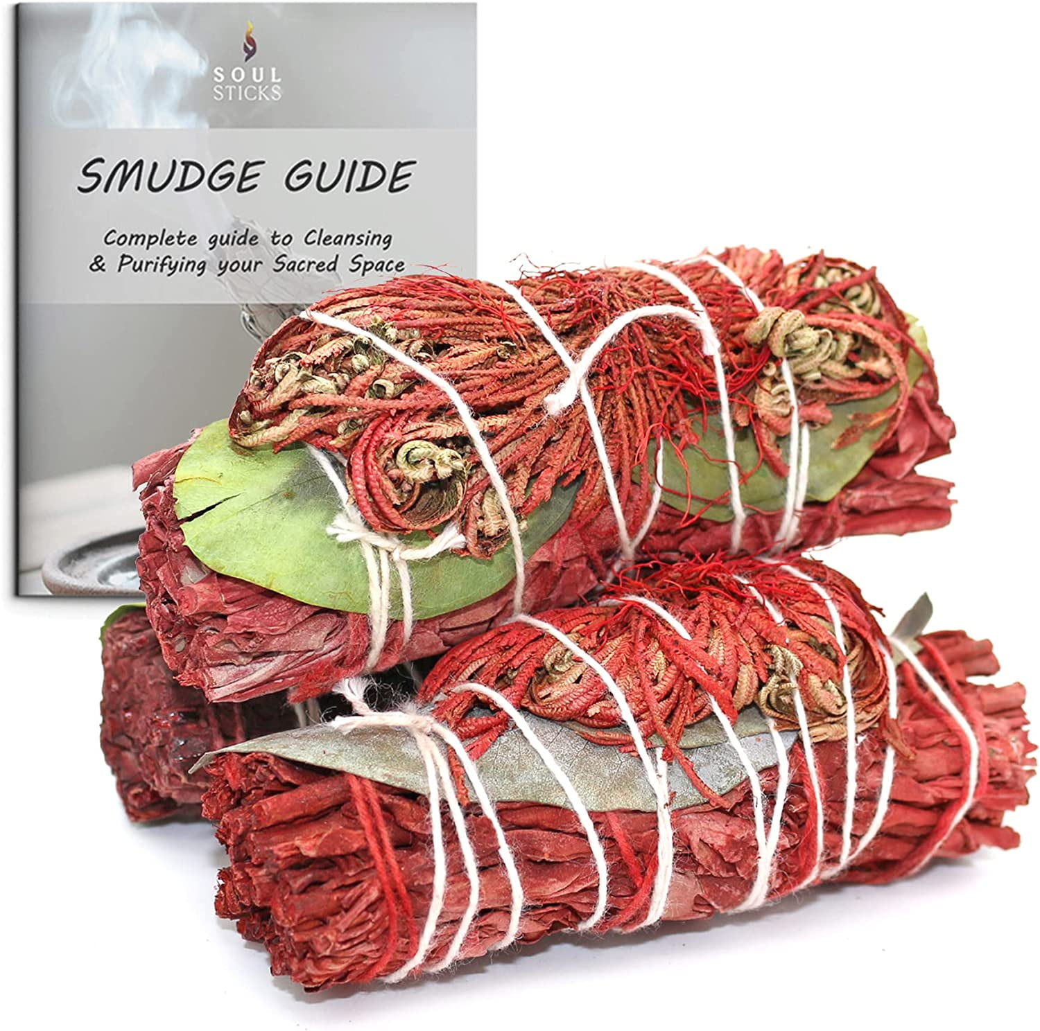 Soul Sticks Floral White Sage Smudge Sticks Bundles with Flowers and ...