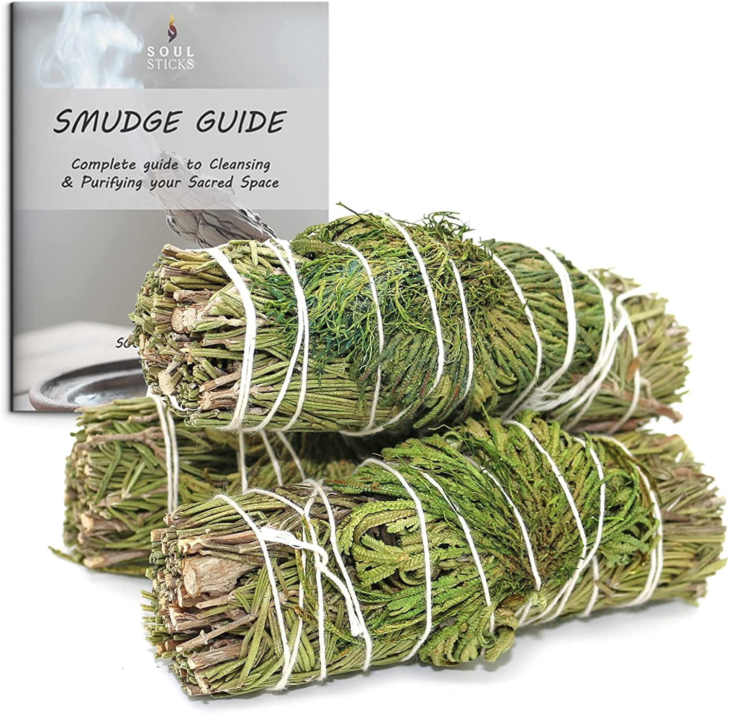 Soul Sticks Floral White Sage Smudge Sticks Bundles with Flowers and ...