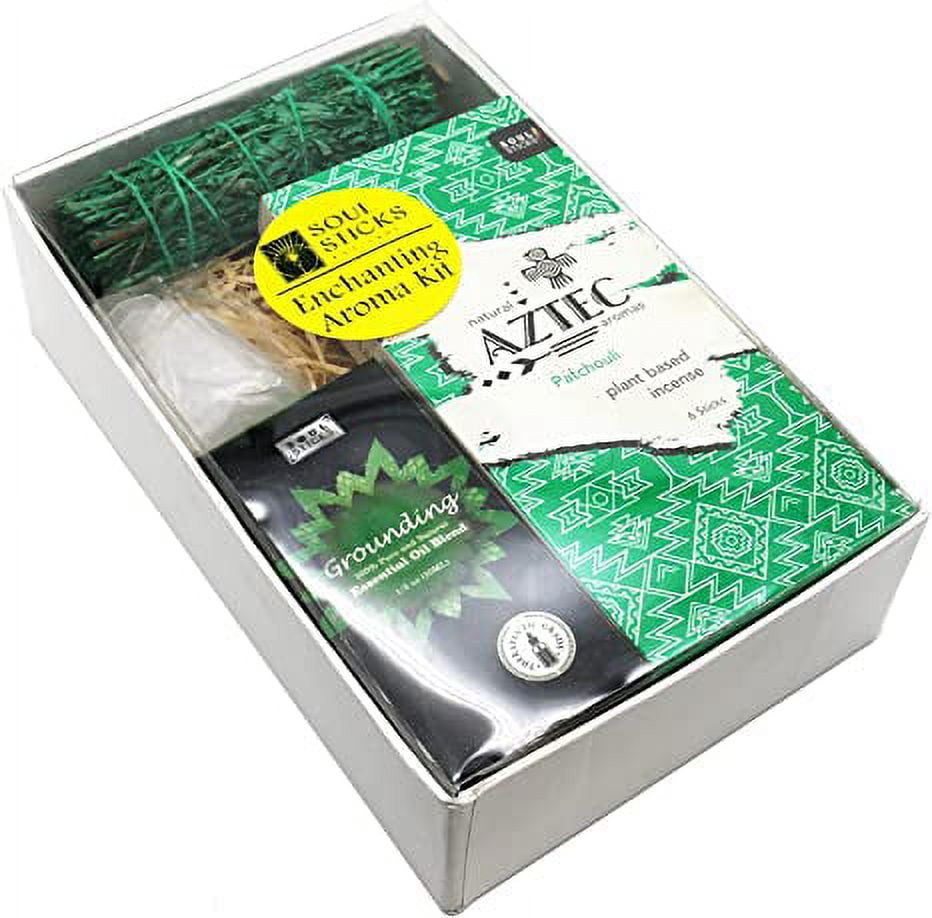 Soul Sticks Green Enchanting Aroma Kit Gift Set Box | Color and ...