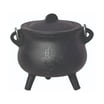 Triple Moon Cast Iron Cauldron With Lid and Handle, Witches Cauldron ...