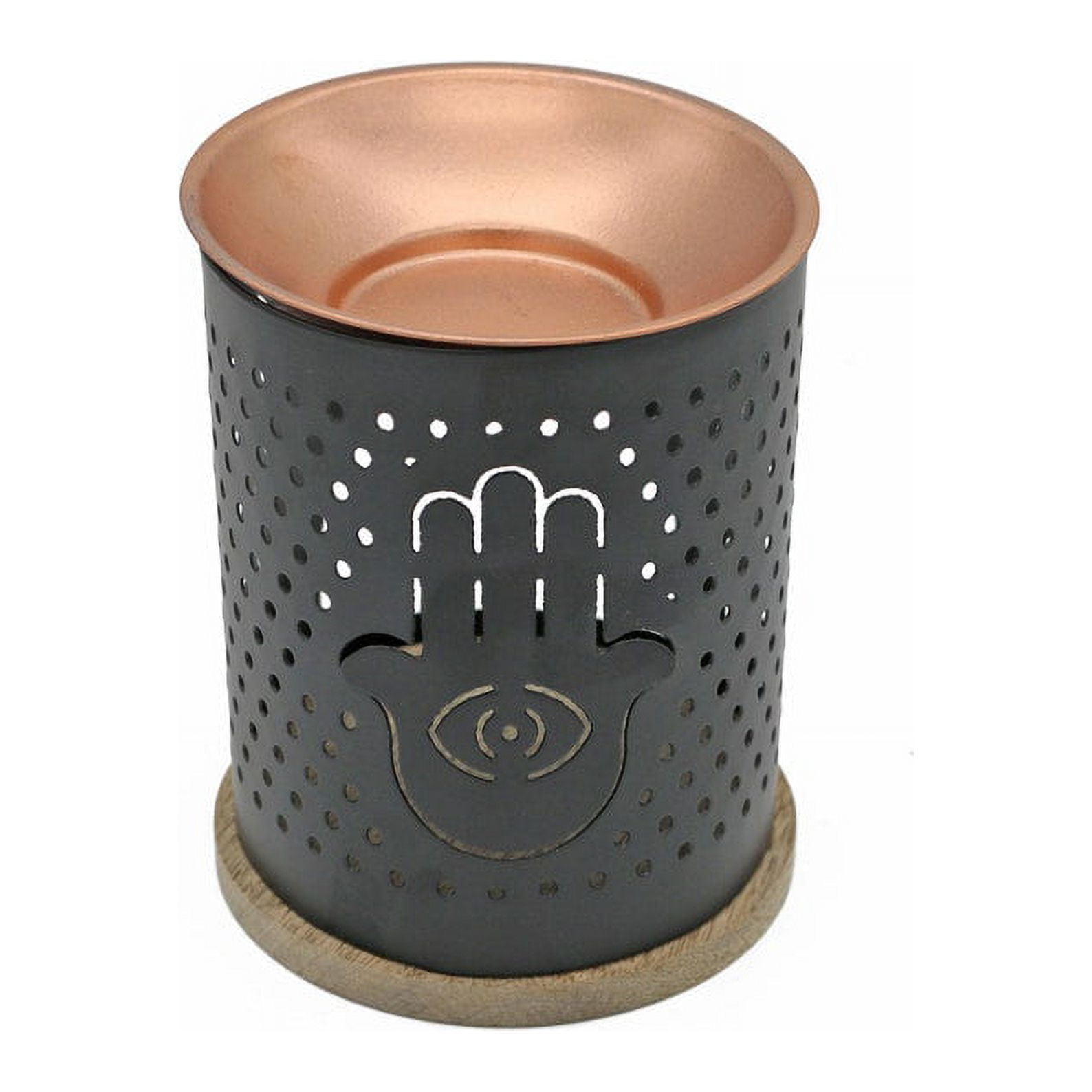 Soul Sticks Hamsa Hand Metal Oil Burner Fragrance and Aroma Lamp ...