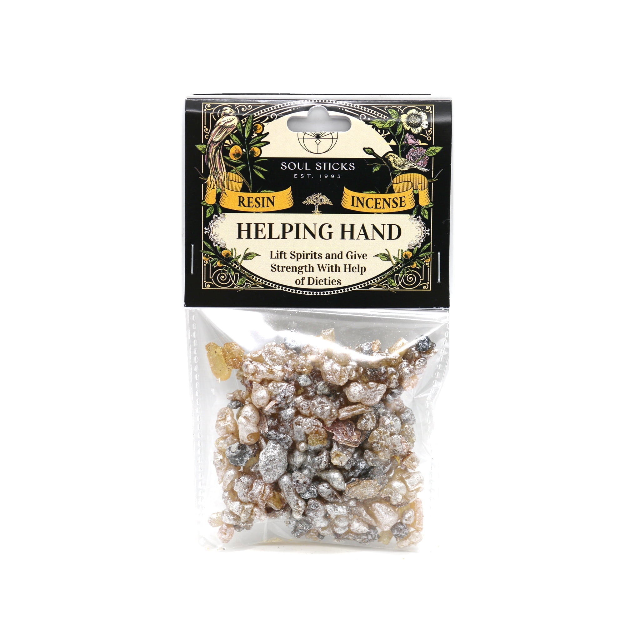 Soul Sticks Helping Hand Resin Incense 1oz Pack Premium Natural ...