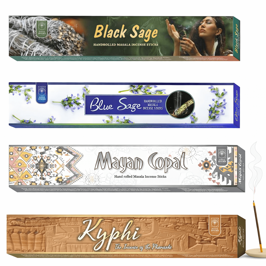 Soul Sticks, Spiritual Vibes Variety Natural Masala Incense Sticks (4 ...