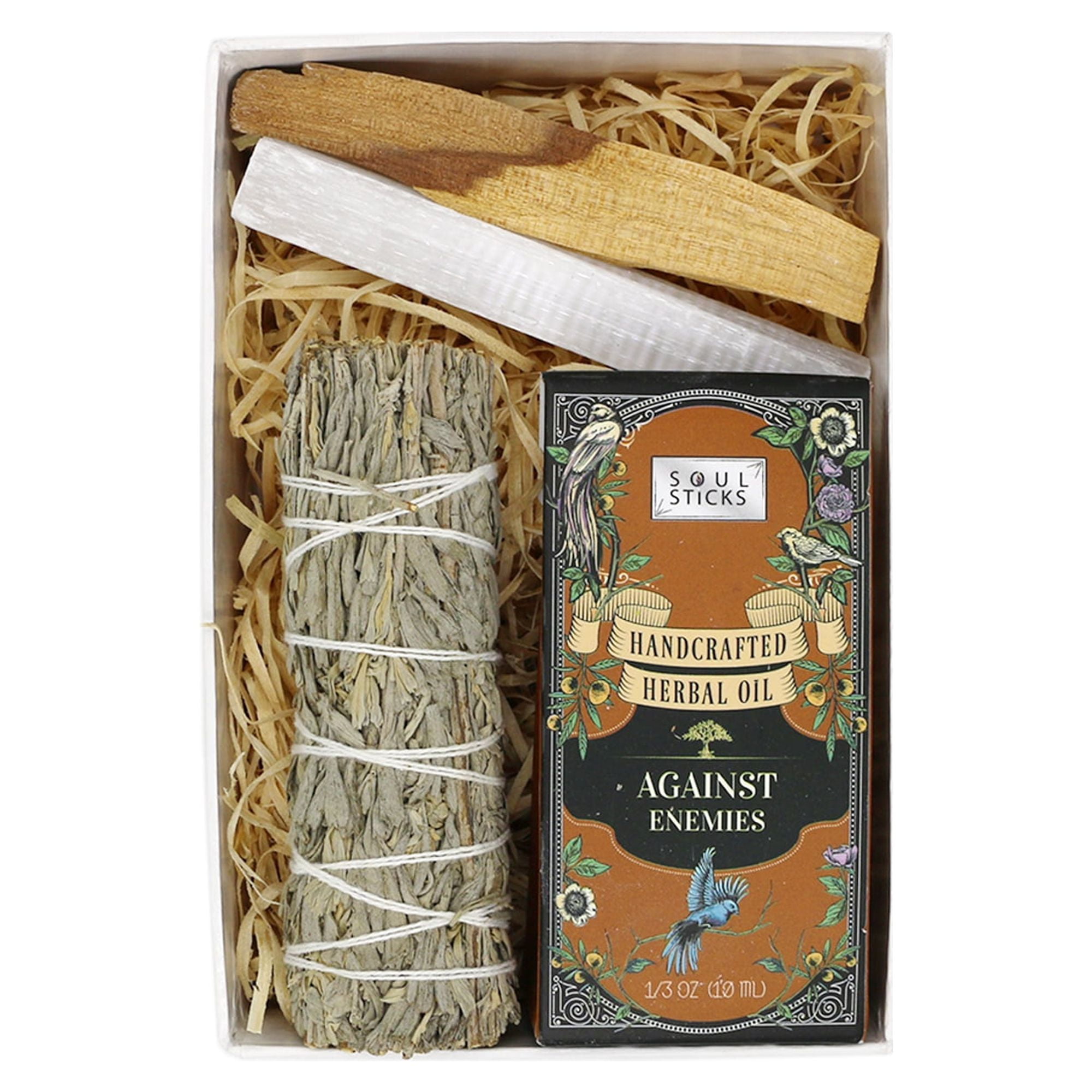 Soul Sticks Intention's Kit Against Enemies Gift Set with Sage, Spell ...