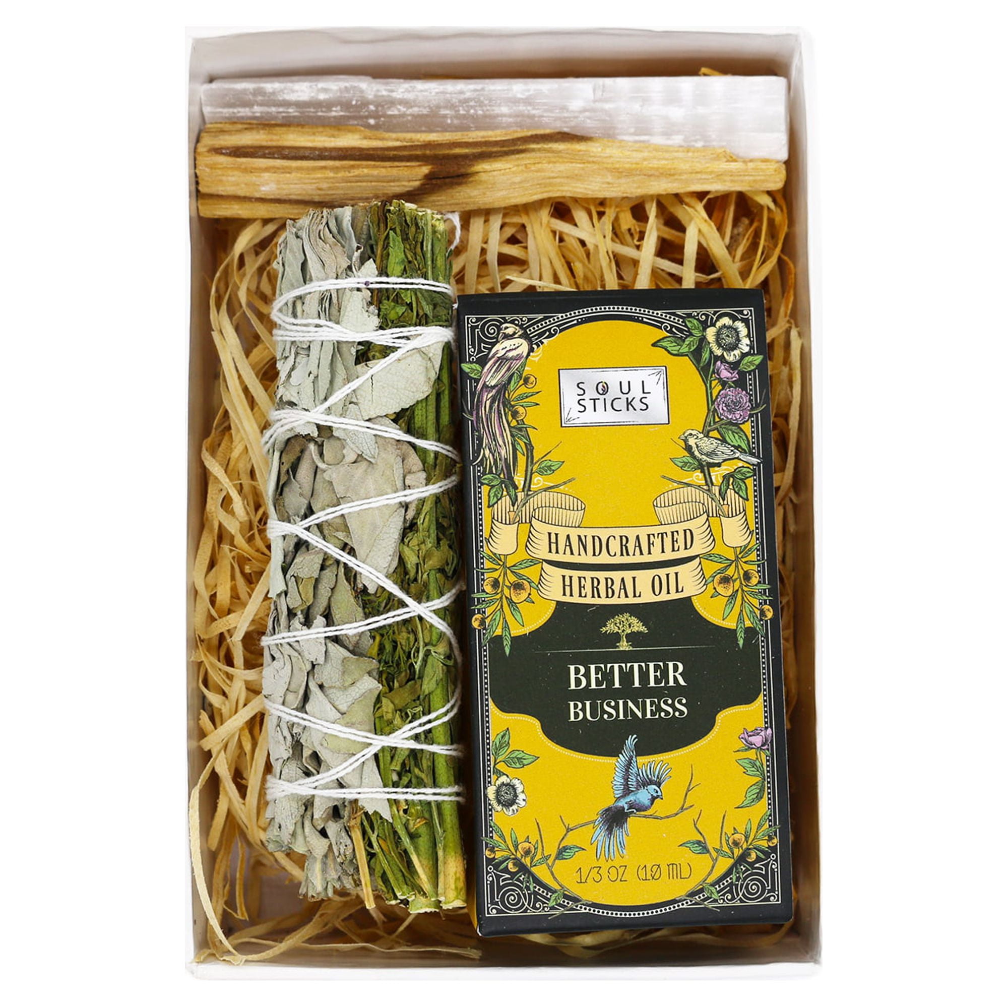 Soul Sticks Intention's Kit Better Business Gift Set with Sage, Spell ...