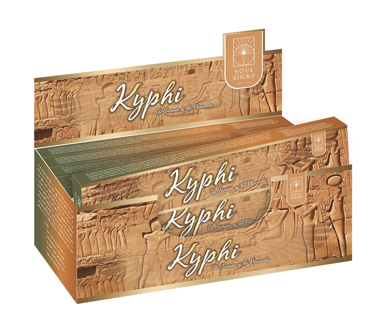 Soul Sticks Kyphi Hand-Rolled Incense Sticks Mystic Spirit Blends 180 ...