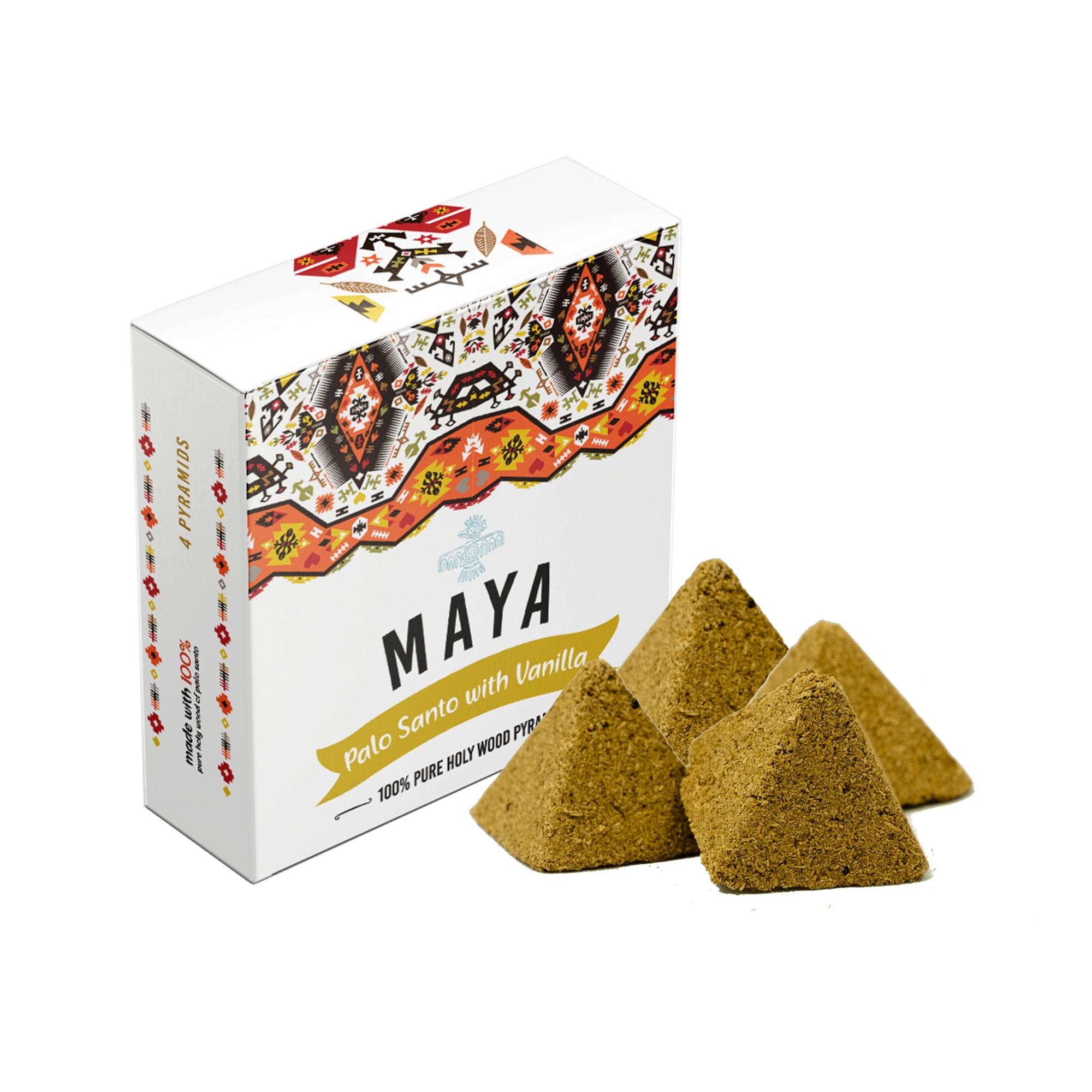 Soul Sticks Maya Vanilla Palo Santo Pyramid Incense Made from Powder ...
