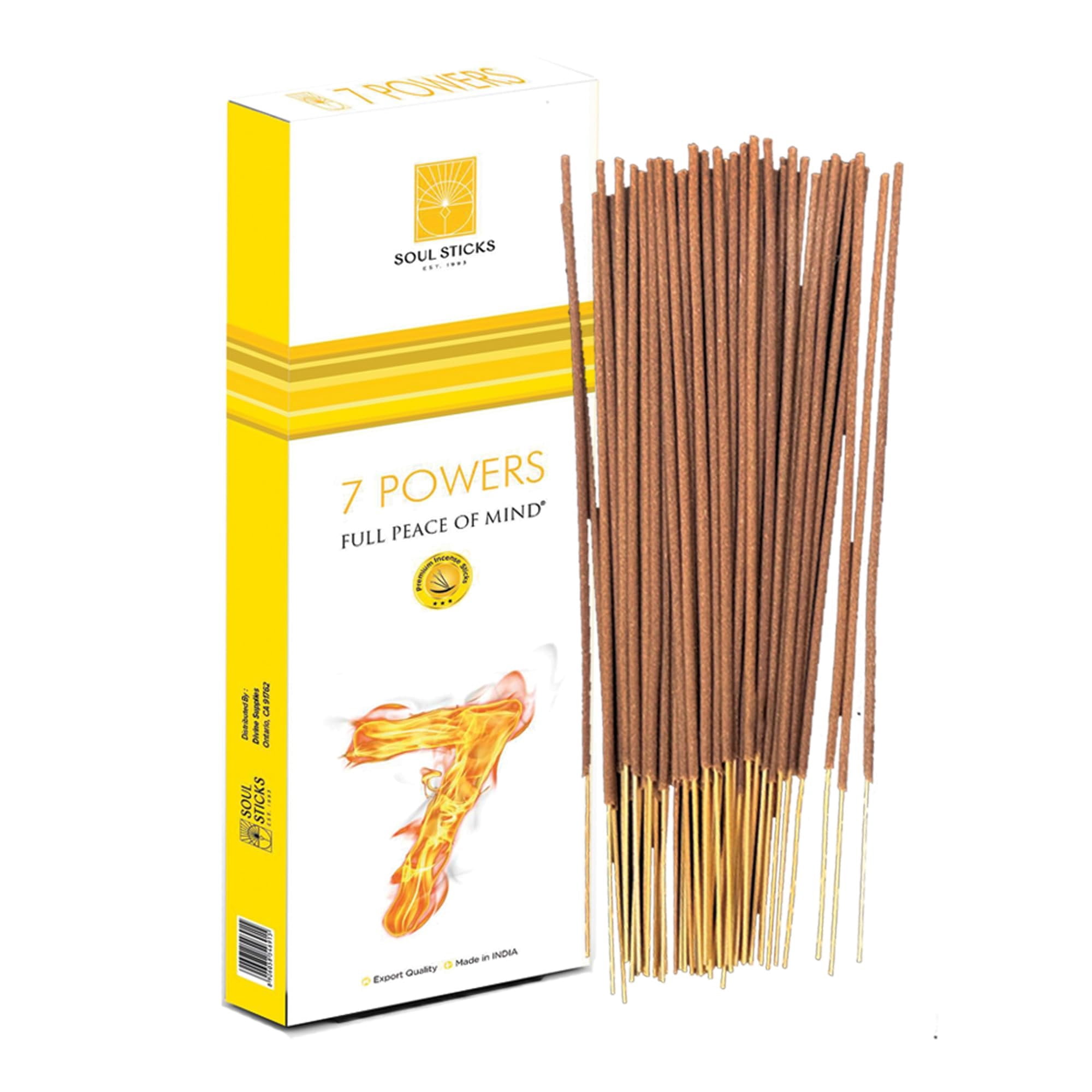 SOUL STICKS Premium Incense Sticks, 90g Packs 7 Powers - Walmart ...
