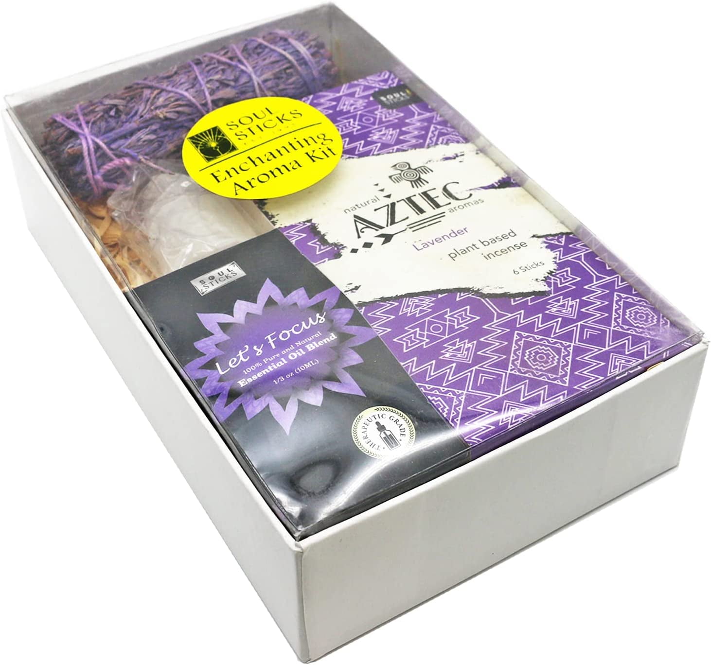 Soul Sticks Purple Enchanting Aroma Kit Gift Set Box | Color and ...