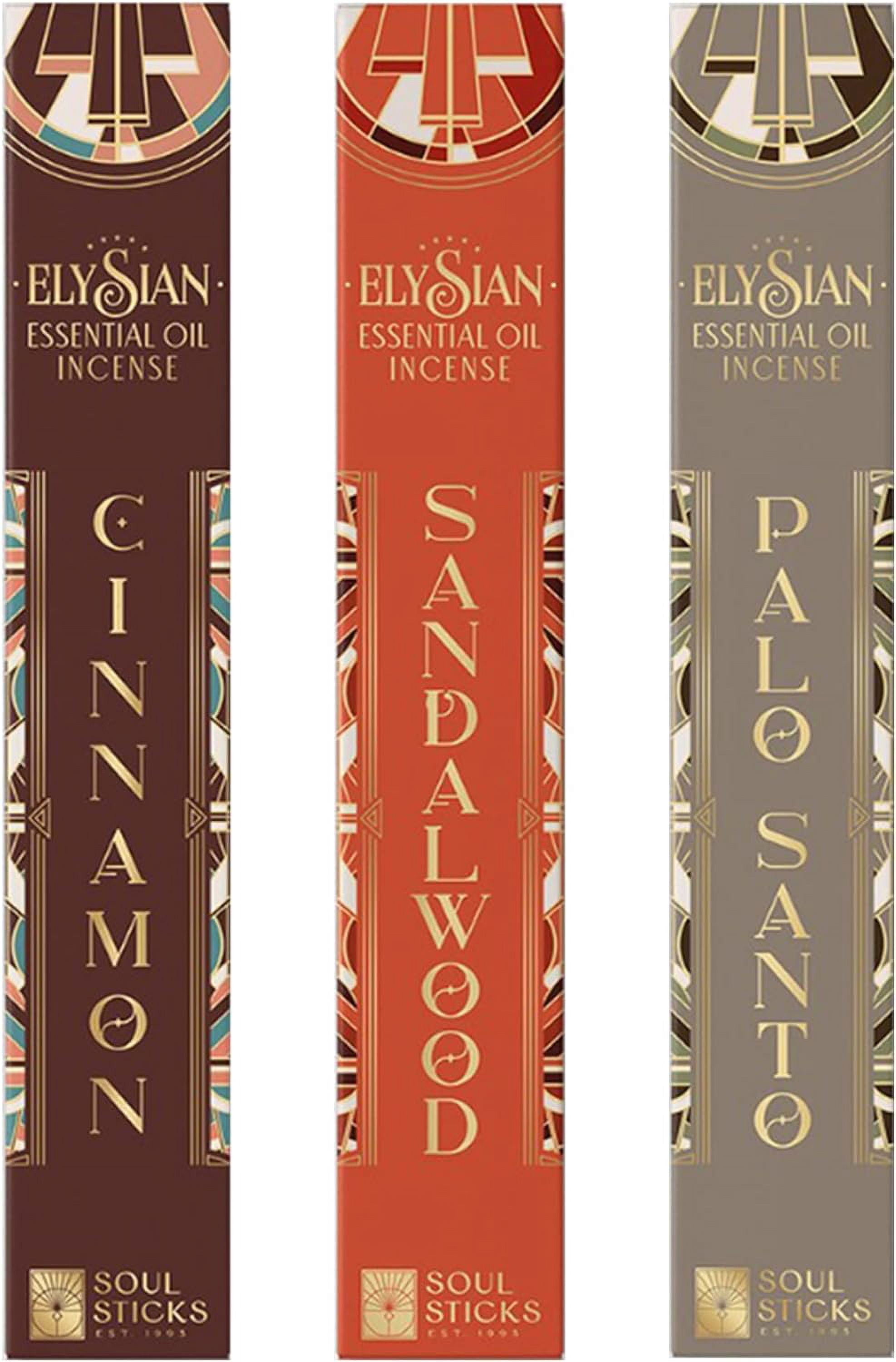 Soul Sticks Sacred Woods Elysian Incense Sticks 3 Pack Variety Set All ...
