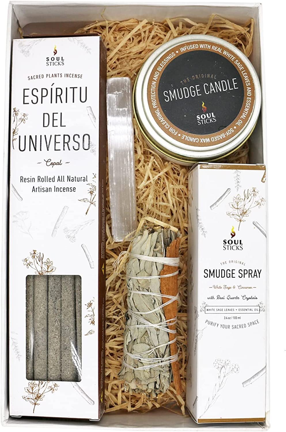 Soul Sticks Shaman's Kit Cinnamon Copal Gift Set with Espiritu Incense ...