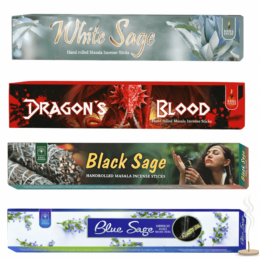 Soul Sticks, Cleansing Variety Natural Masala Incense Sticks (4 PK ...