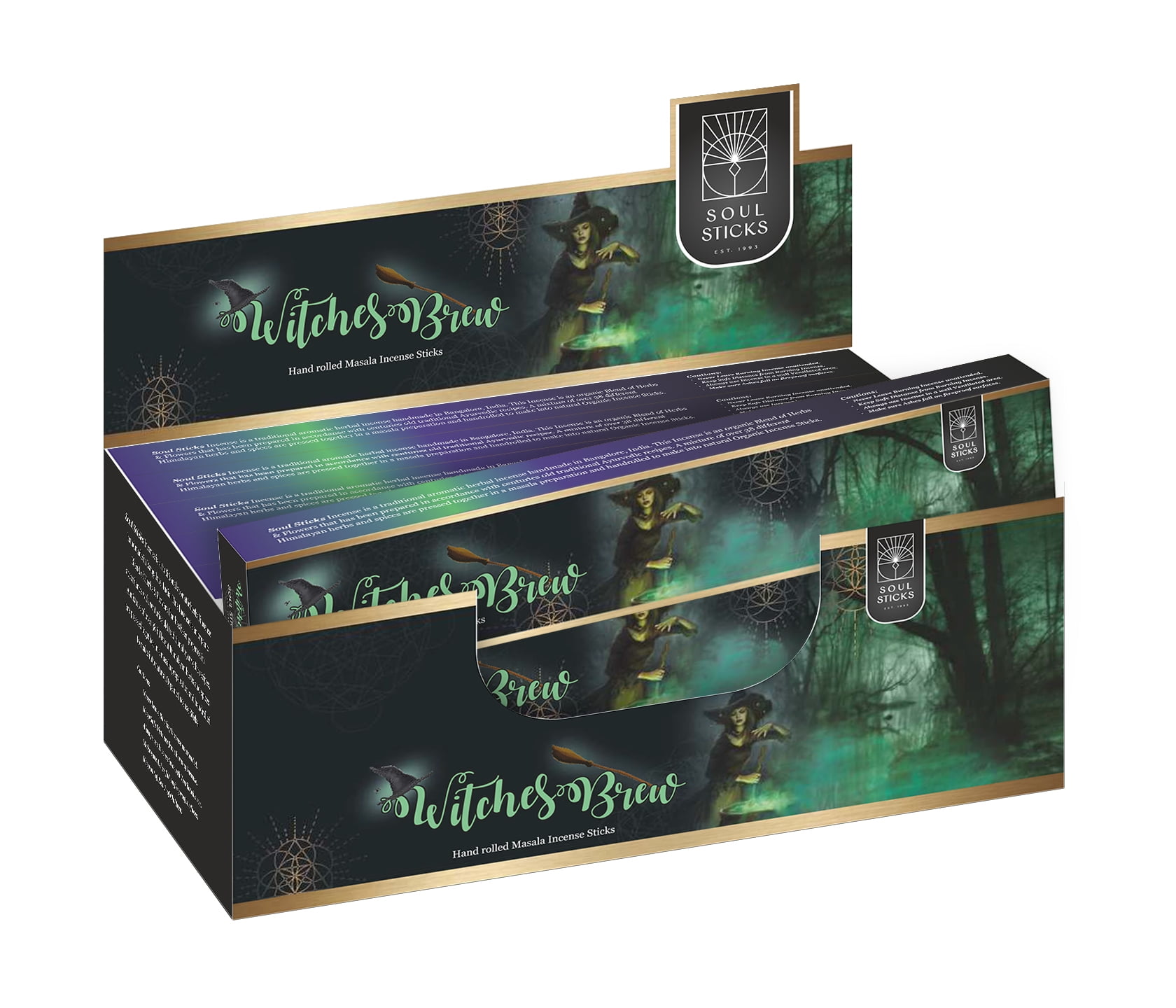 Soul Sticks Witches Brew Hand-Rolled Incense Sticks Mystic Spirit ...