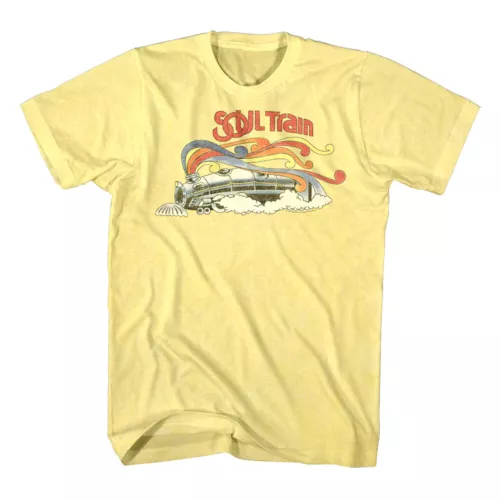 Soul Train Cartoon Locomotive Men's T Shirt Retro Vintage 70's Disco ...