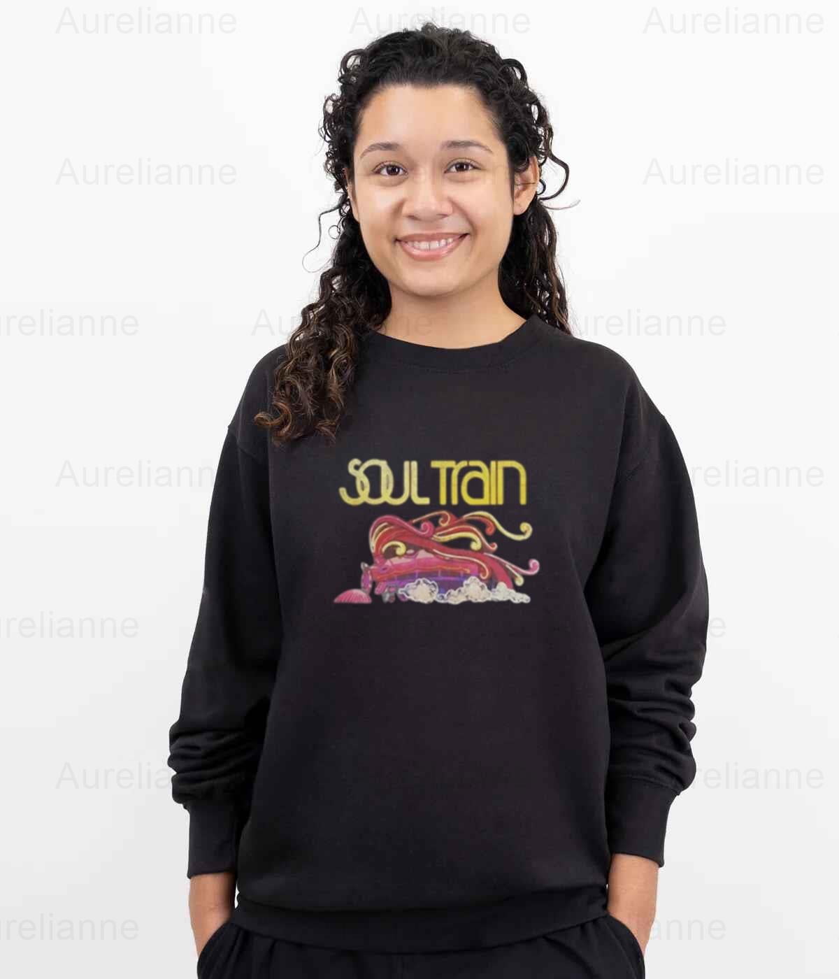 Soul Train Logo Boogie Dance Music Retro Funk Style Fan Gift Sweatshirt ...