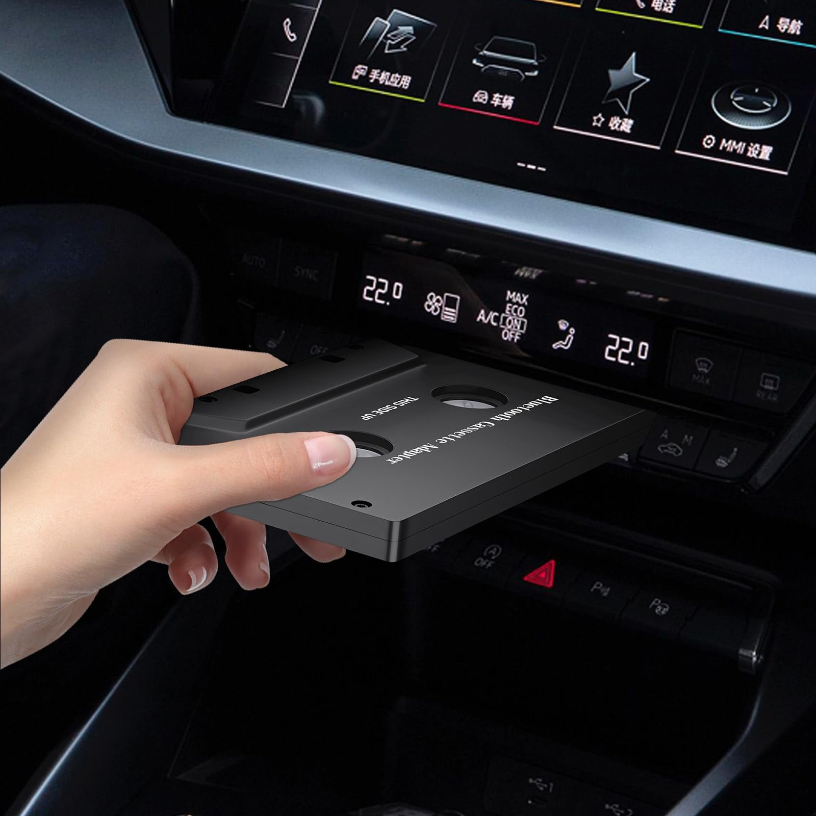 SoulBay Cassette Bluetooth Adapter for Car, Bluetooth 5.0 Tape Deck ...