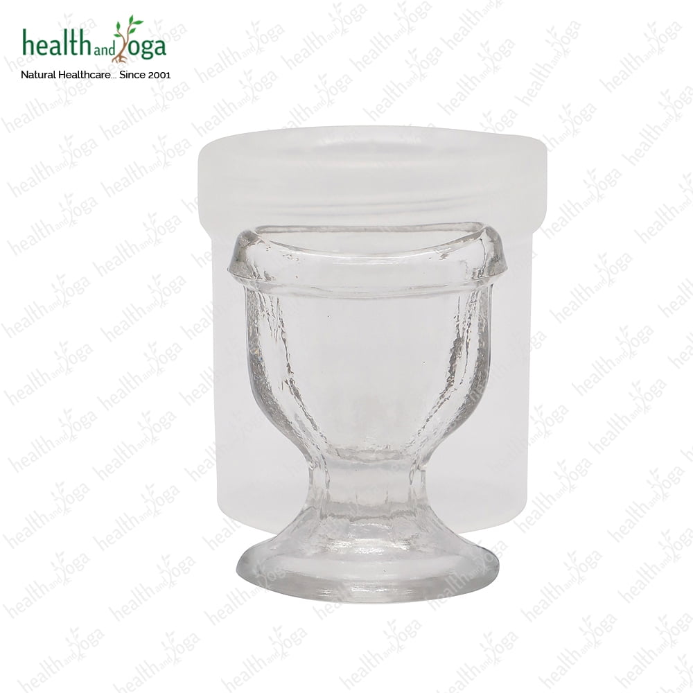 SoulGenie ChillEyes Transparent Glass Eye Wash Cup (Single) - Eye ...