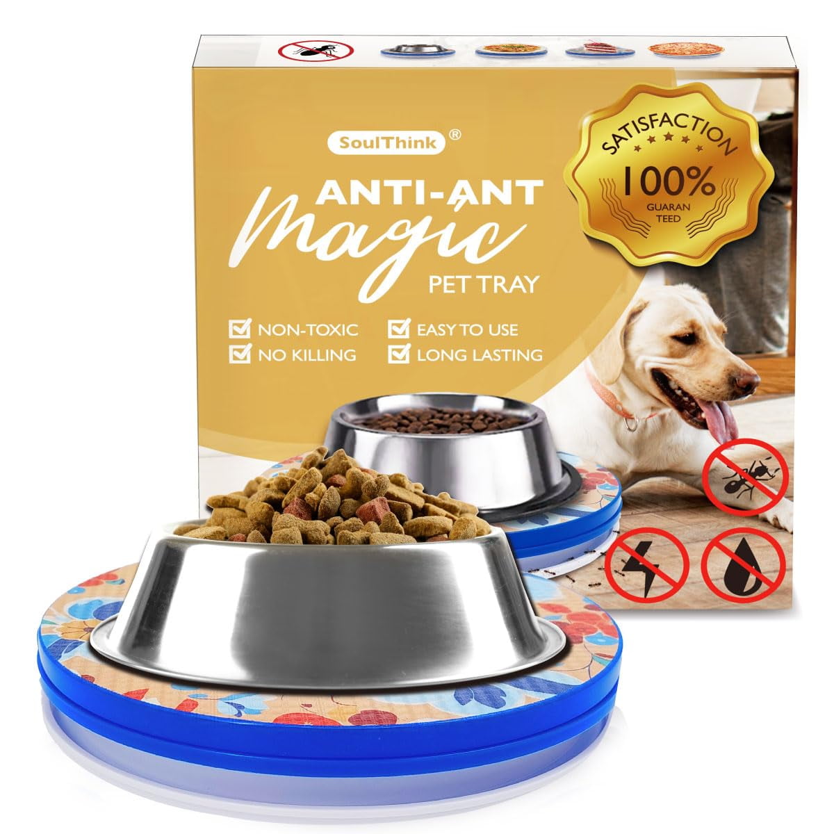 SoulThink® Ant Proof Cat YYF14 Dog Bowl Tray - SoulThink x Simone ...