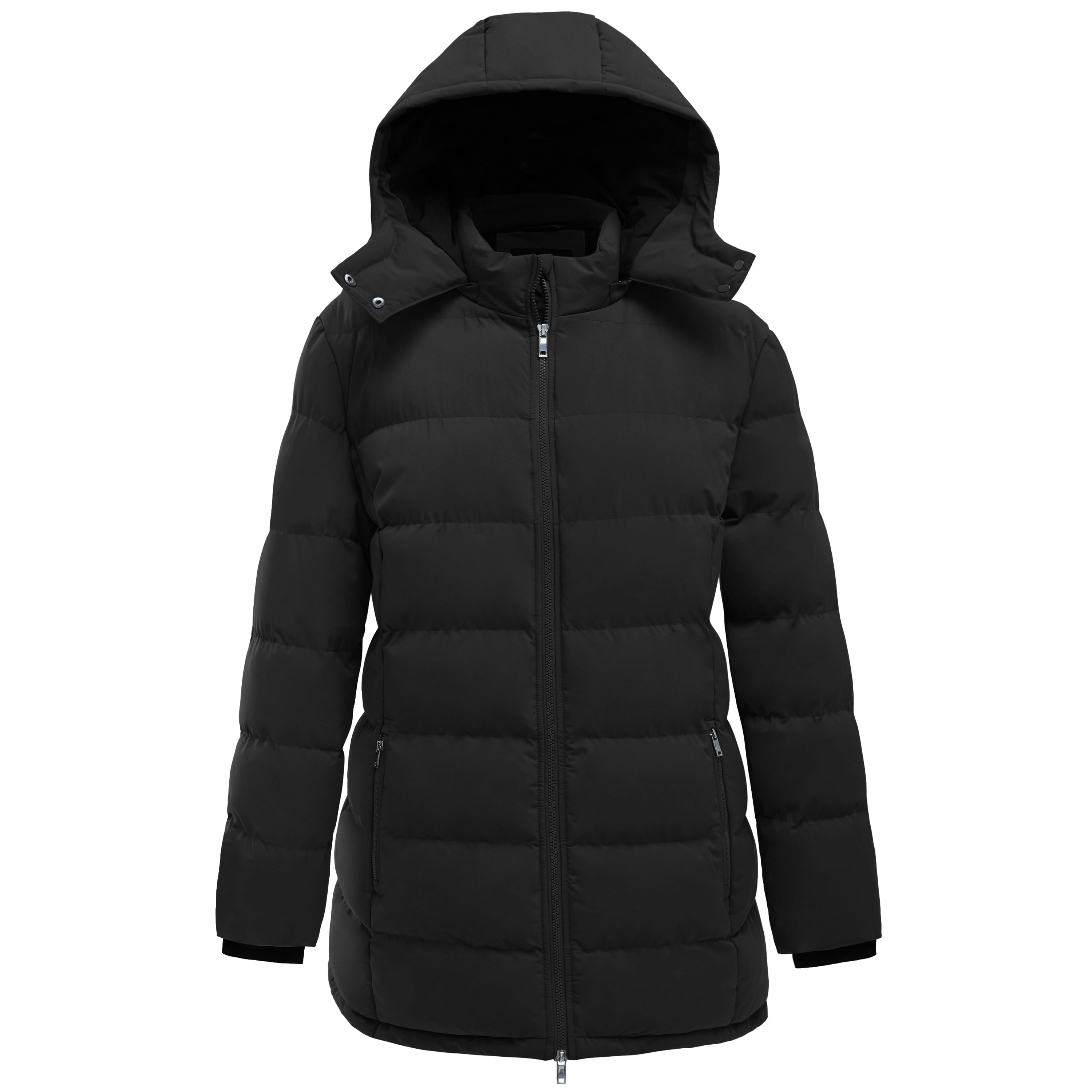 Soularge Women's Plus Size Puffer Jacket Windproof Winter Coat Warm ...