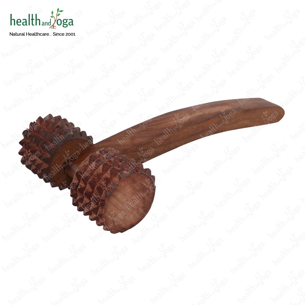Soulgenie Handcrafted Wooden Spike Roller Massage Tool - Acupressure ...