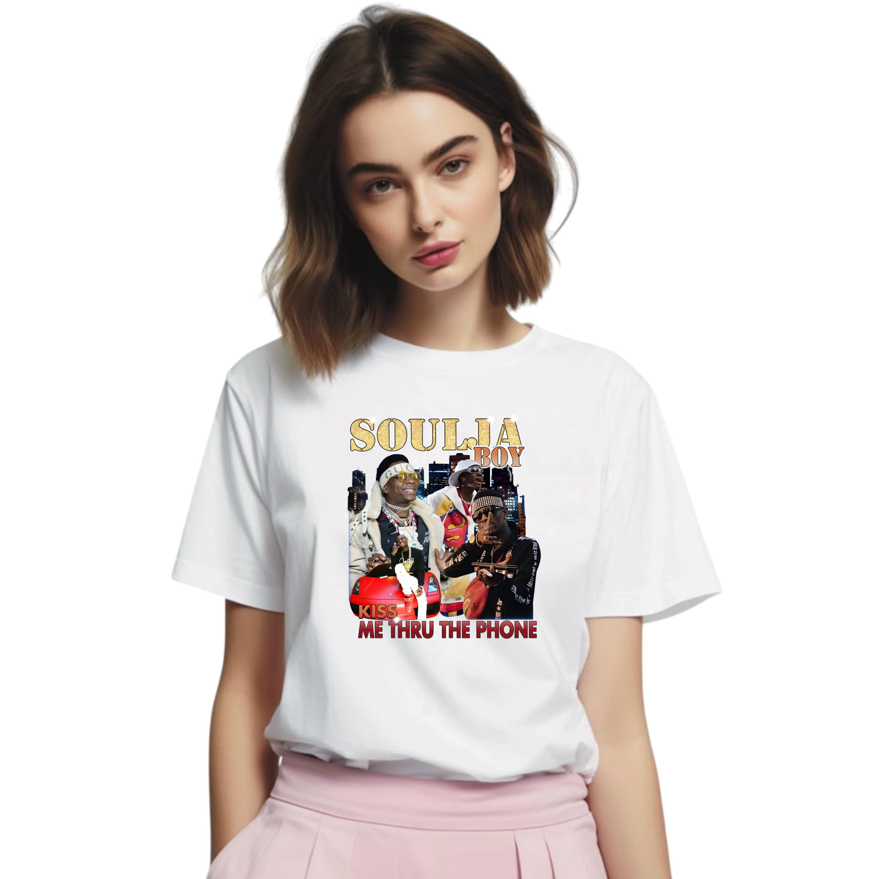 Soulja Boy Crank That Rapper T-Shirt Music Merch.png, for men & women ...