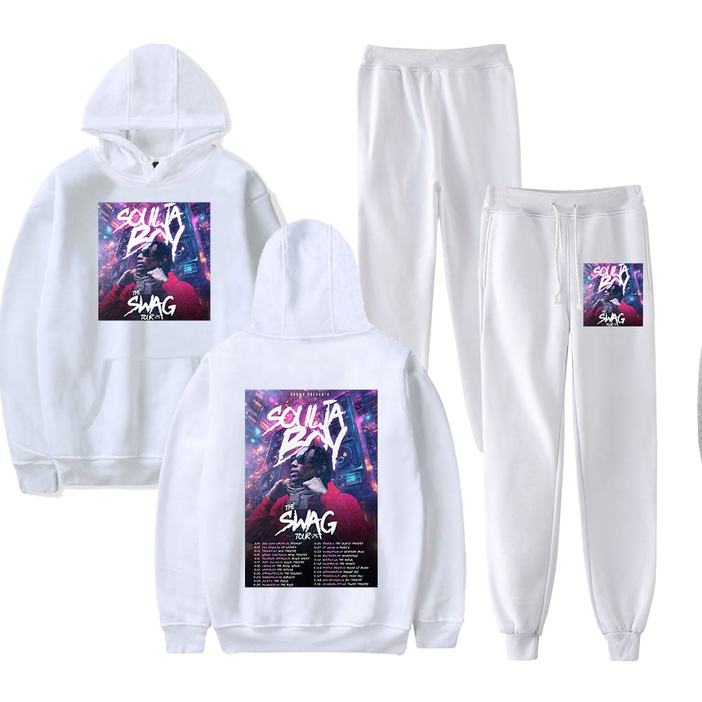 Soulja Boy The Swag Tour 2025 Merch Hoodie and SWEATPANTS set pop print ...