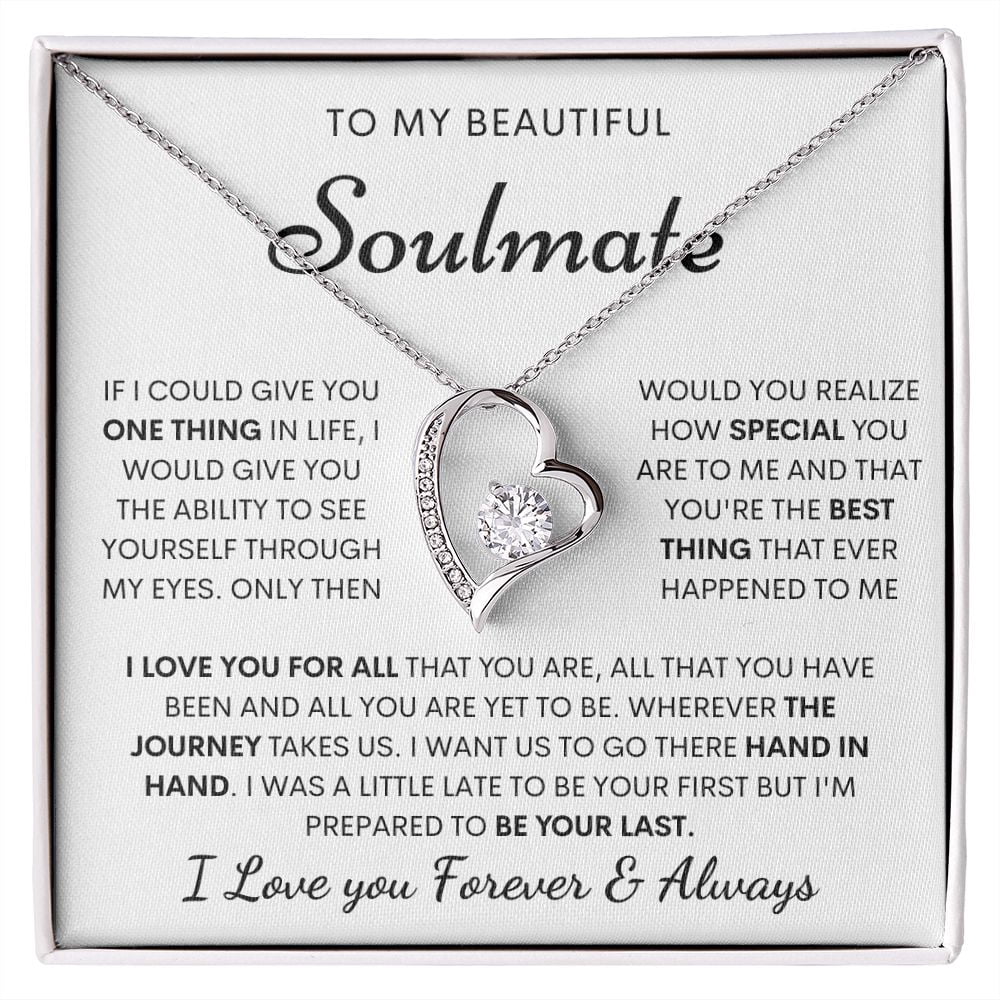 Soulmate Necklace - Hand in Hand Forever Love - Walmart.com