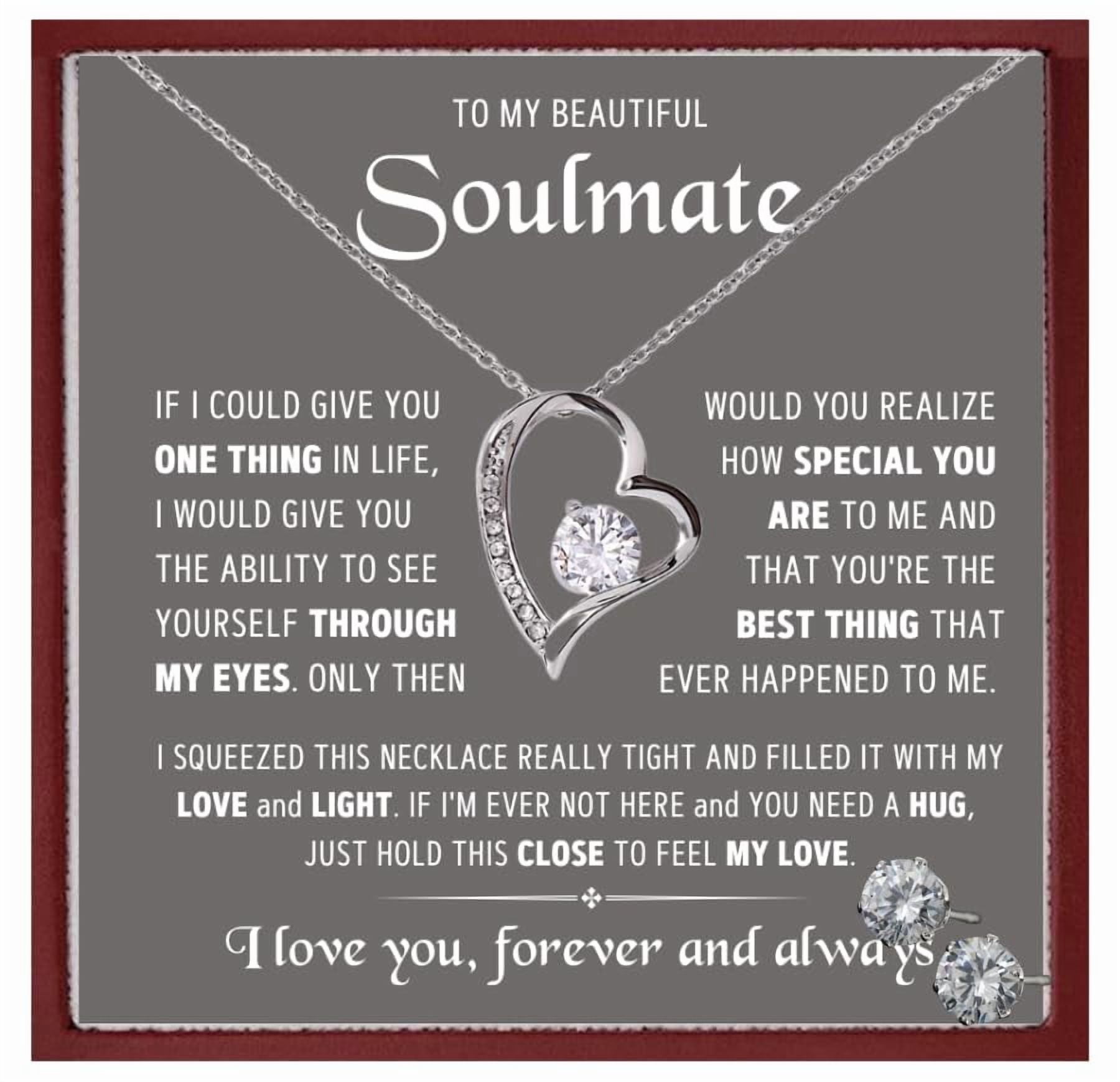 To My Soulmate Necklace For Women, Soul Mate Jewelry For Women, Future ...