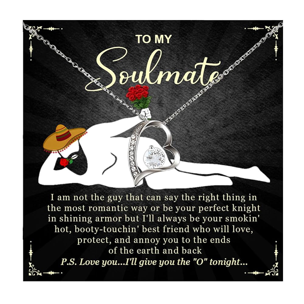 To My Soulmate Necklace For Women, Wife Necklace From Husband ...