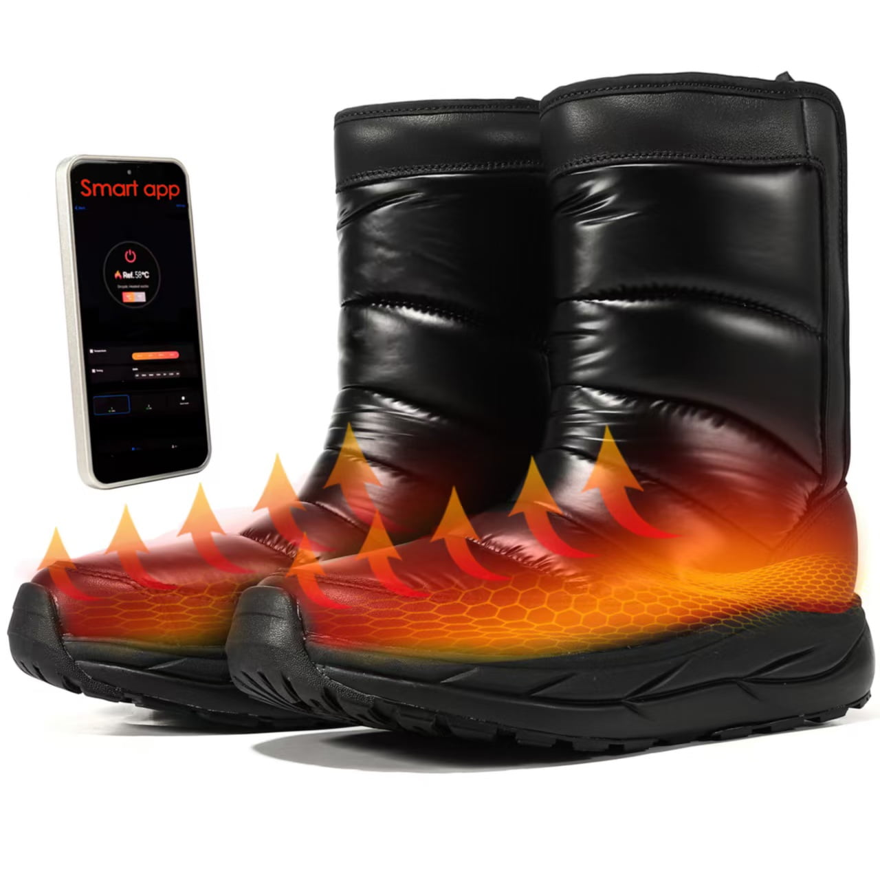 Soulsfeng Heated Boots for Men Women with APP Control, FuturaHeat-Nova ...