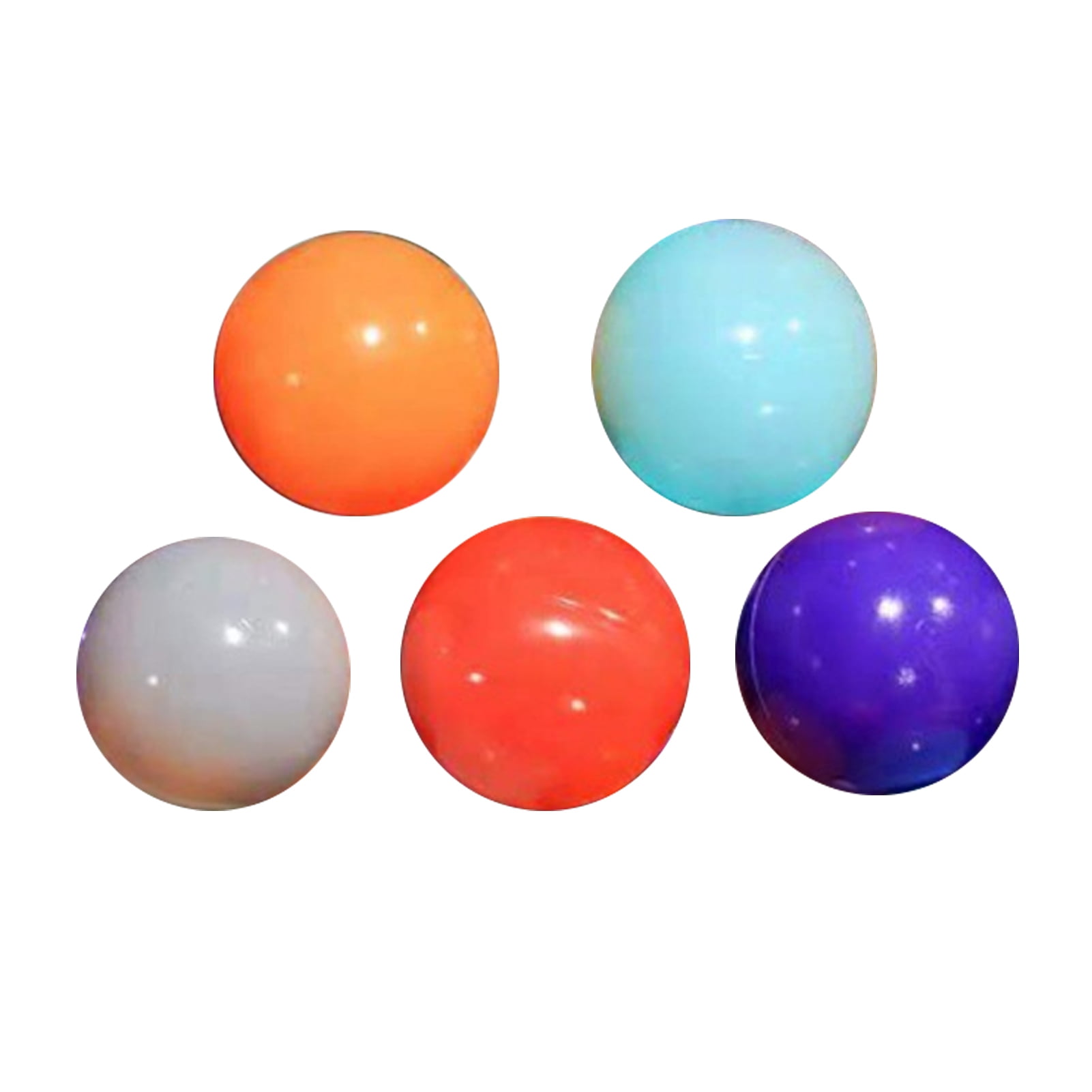 Soumake 100Pcs/Set Colorful Pit Ball 5 Colors Thickened Pe Crush Proof ...