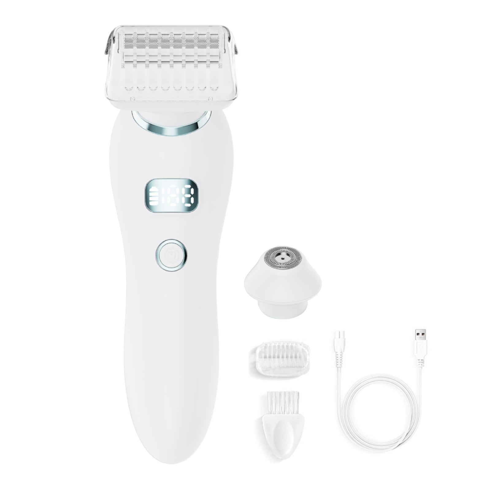 Soumake 2-In-1 Women Electric Shaver USB Rechargeable Waterproof ...
